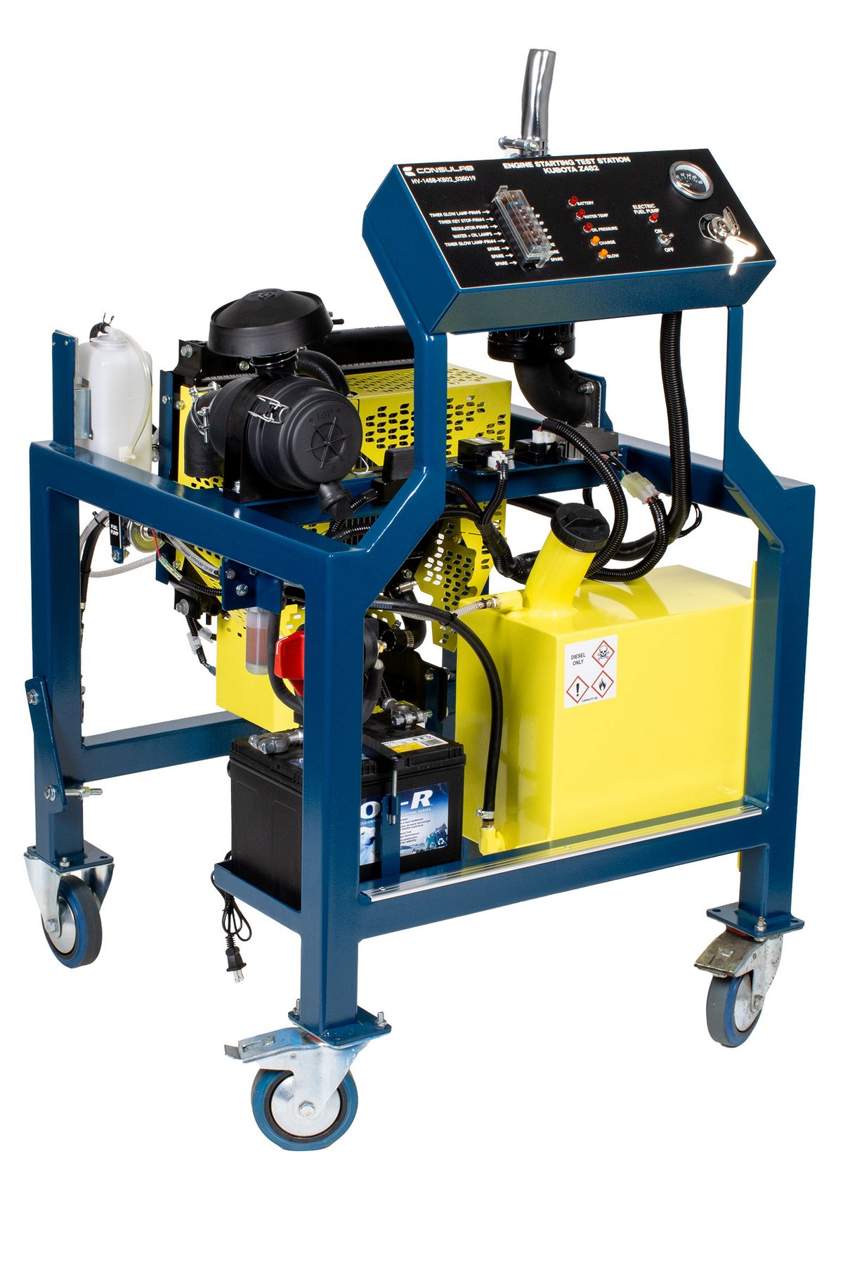 Consulab - Diesel repair trainer 2-cyl mechanical injection Start ...