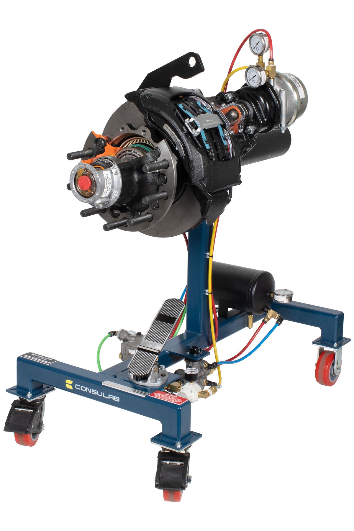 Consulab - Air disc wheel end training system with cutaways